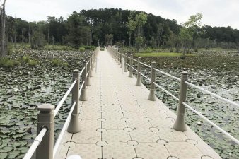 Pedestrian floating bridges | BOUZAKIS BROS MARINE