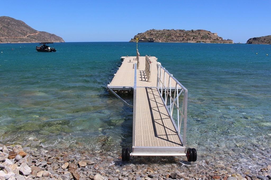 Floating docks for Courtesy of Blue Palace | BOUZAKIS BROS MARINE