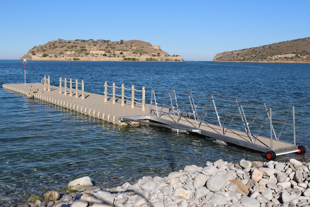 Floating docks for Courtesy of Blue Palace | BOUZAKIS BROS MARINE